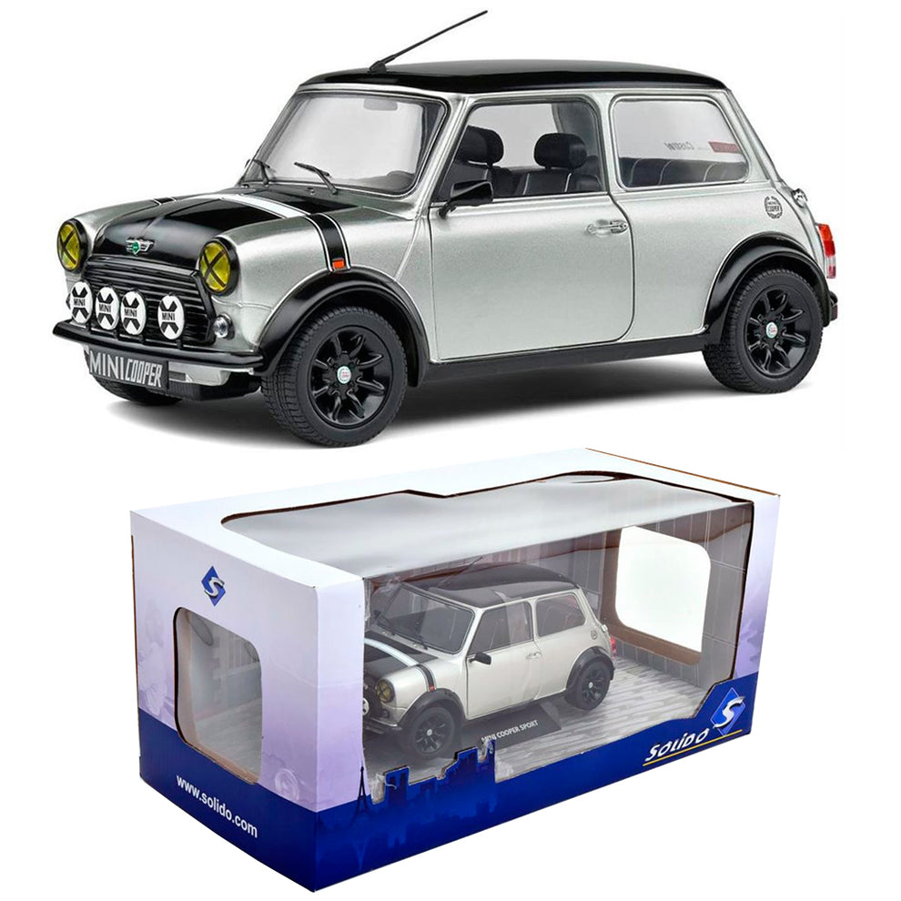 Solido Mini Cooper Sport 1998 Silver (1:18) – AGR Models