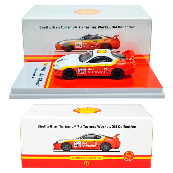 Tarmac Works Toyota Supra RZ '97 Shell x Gran Turismo (1/64) – AGR Models