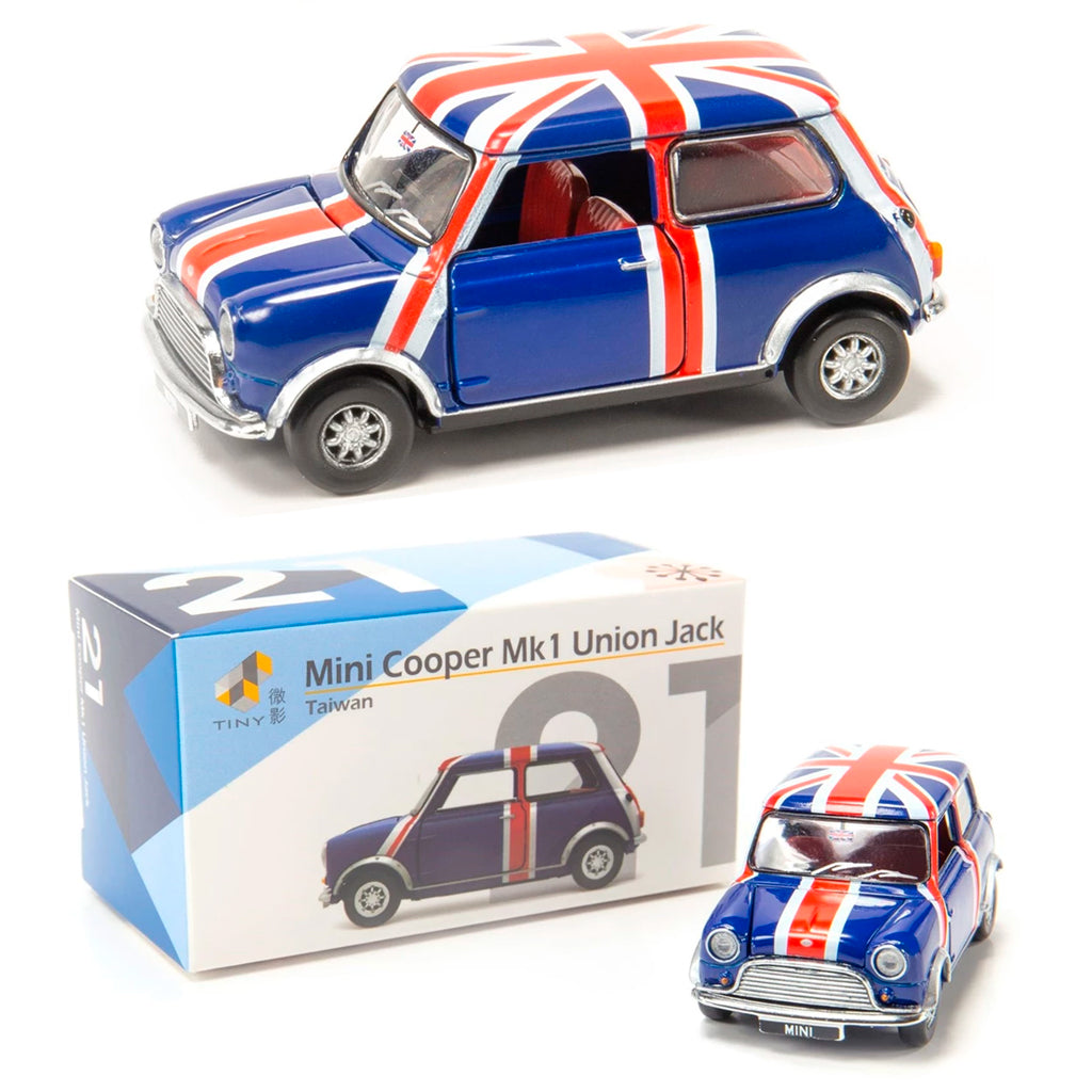 Tiny City Mini Cooper Mk1 Union Jack (1:50) - AGR Models & Diecast