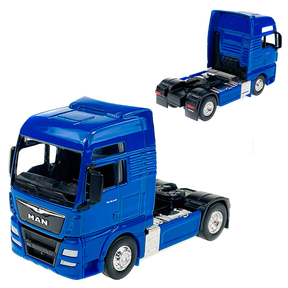 Welly MAN TGX XXL Lorry Tractor Unit Blue (1:64 Scale) – AGR Models